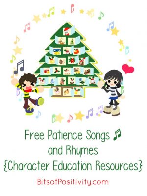 Character Education Resources: Free Patience Songs and Rhymes