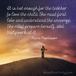 Best Maria Montessori Quotes - Bits of Positivity