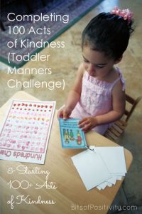 Completing 100 Acts of Kindness (Toddler Manners Challenge) and ...