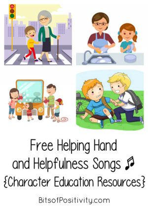 Free Helping Hand and Helpfulness Songs {Character Education Resources ...