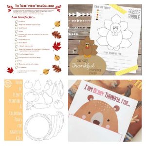 30+ Free Thanksgiving Gratitude Printables for Kids - Bits of Positivity