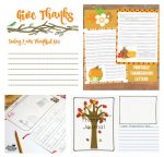 30+ Free Thanksgiving Gratitude Printables for Kids - Bits of Positivity