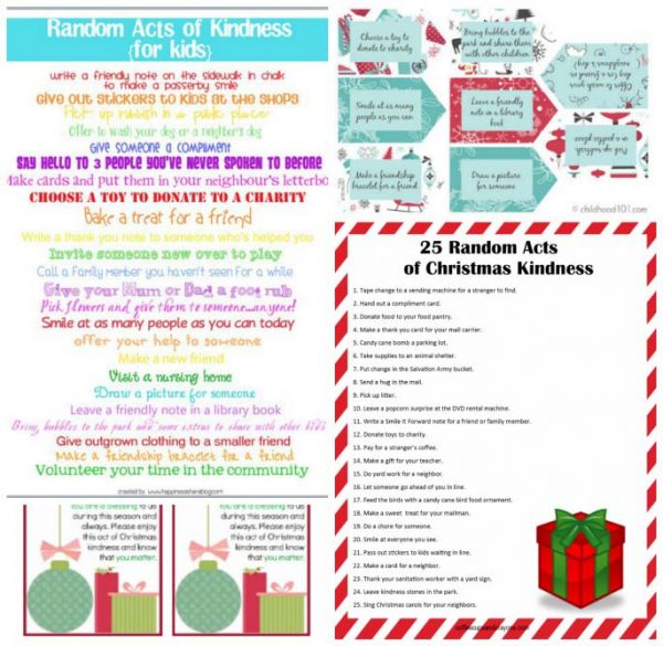 20+ Acts of Kindness Advent Calendars and Christmas Countdowns {Free ...
