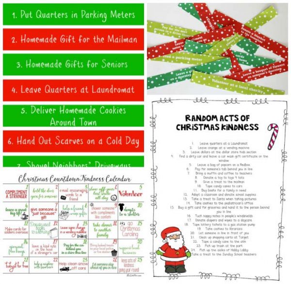 20+ Acts of Kindness Advent Calendars and Christmas Countdowns {Free ...